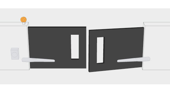 Automatizari - porti batante - inchidere si deschidere silentioasa | HAMAT